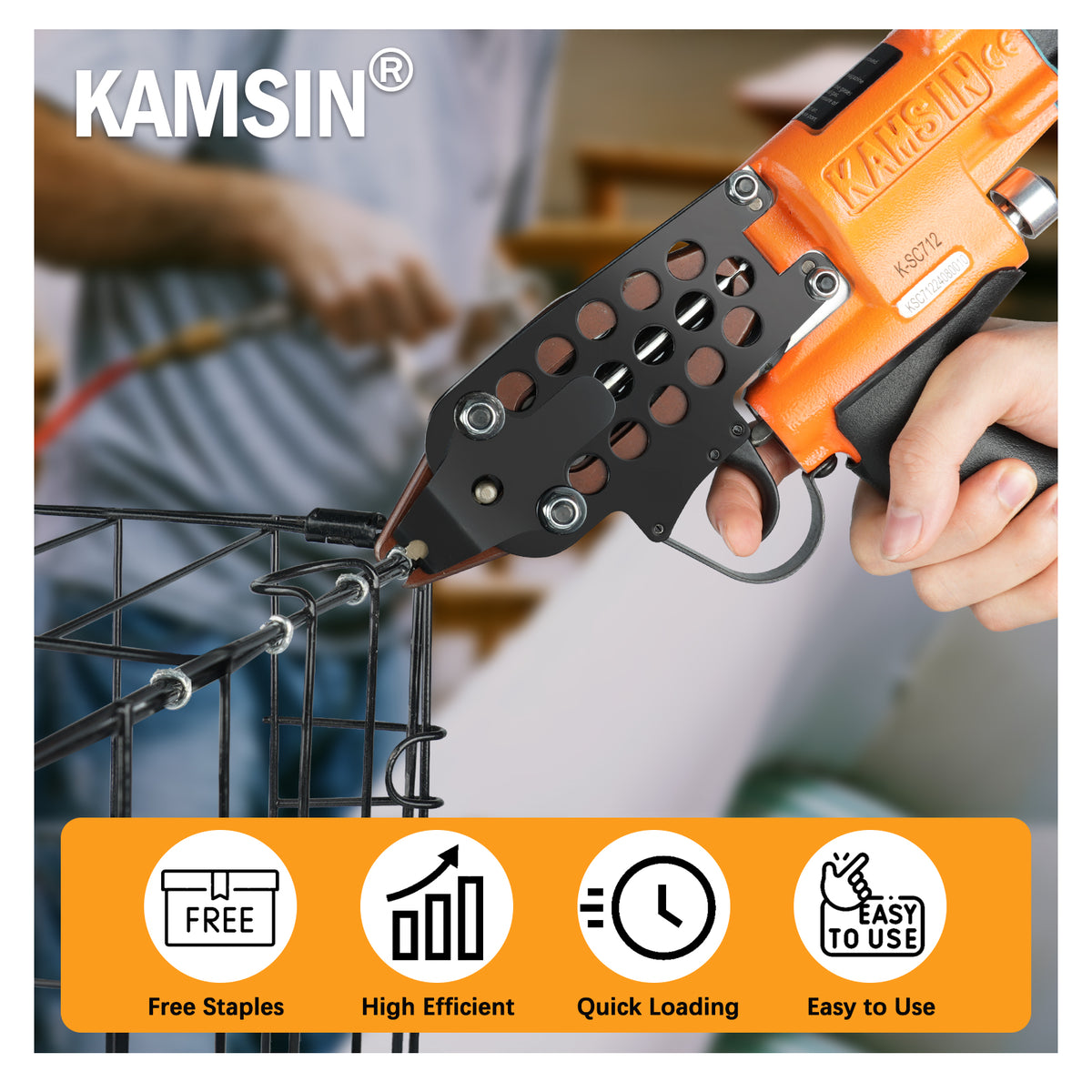 Pneumatic Hog Ring Gun– KAMSIN TOOLS