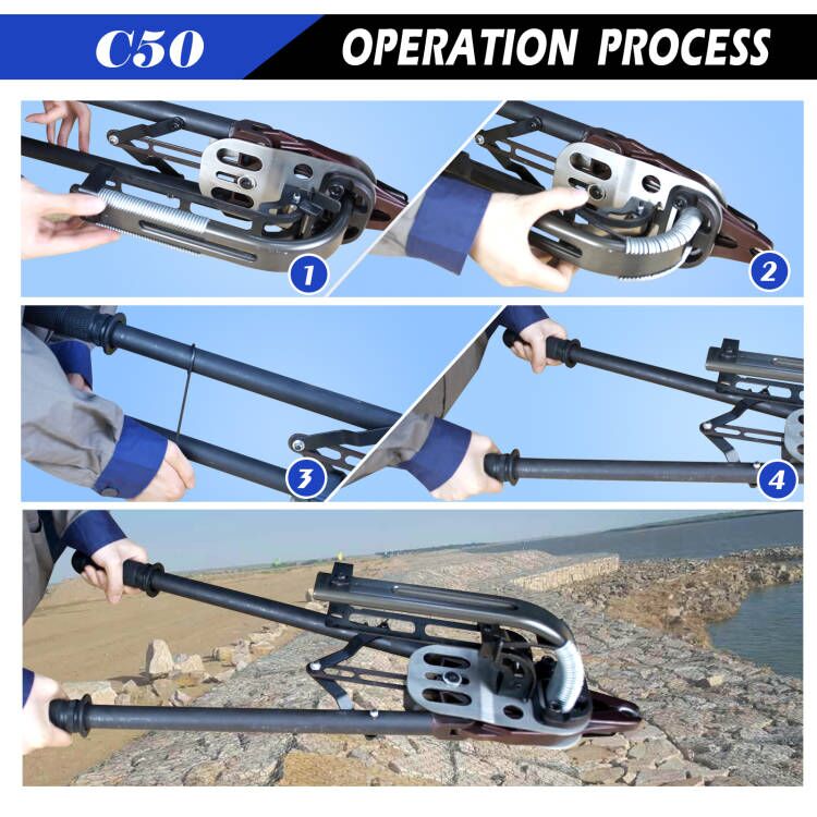 KAMSIN C50 11 Gauge Manual Hog Ring Plier 1-1/2-Inch Crown Hog Ring Pl ...