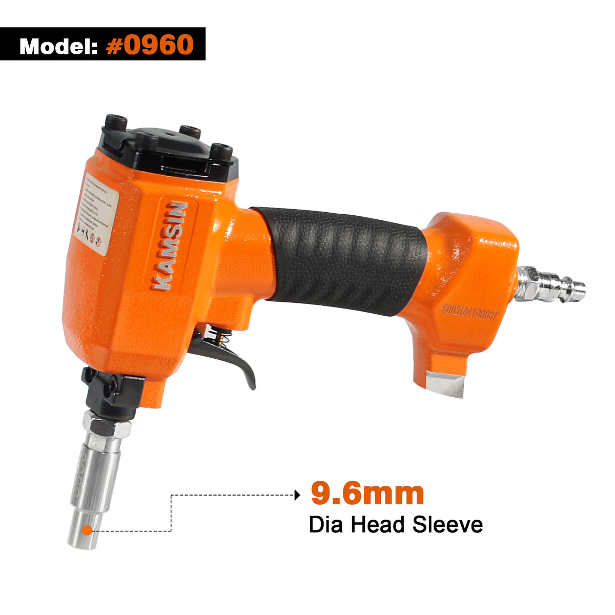 Kamsin KAMSIN Pneumatic Decorative Nailer 9.6mm-20.3mm(3/8”-3/4") Head ...