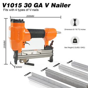KAMSIN V1015 30 Gauge Pneumatic Picture Frame Nailer V Nailer– KAMSIN TOOLS